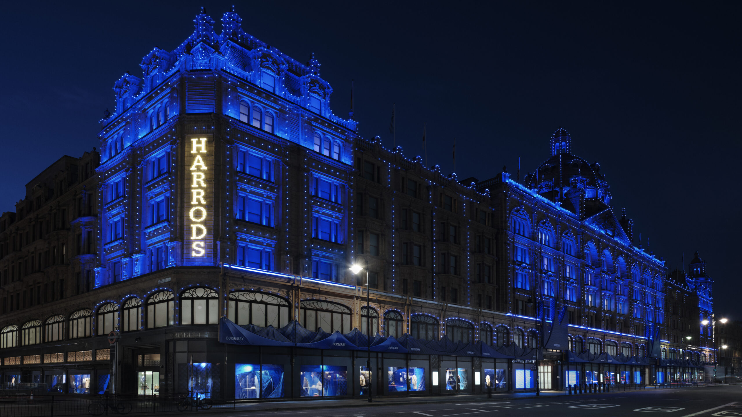 Burberry Turns Harrods Knight Blue - Business Intelligence